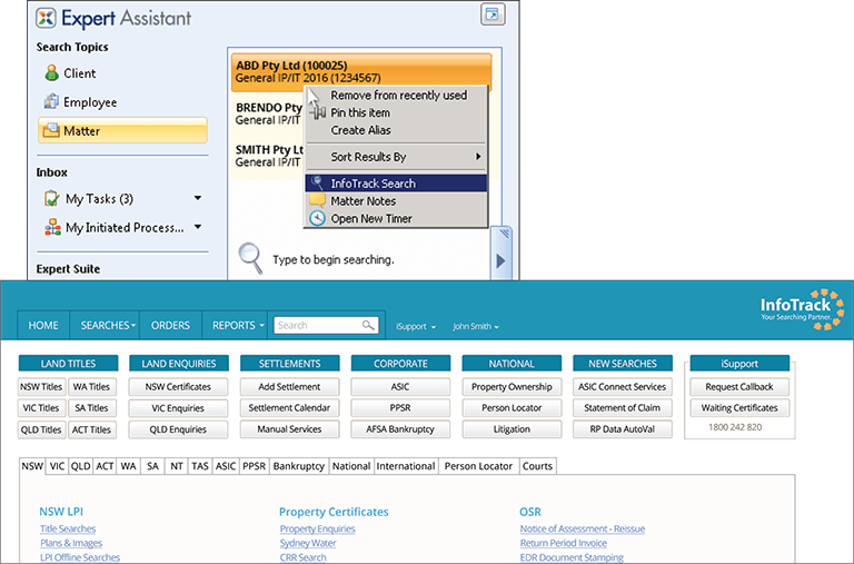 Title Search Infotrack