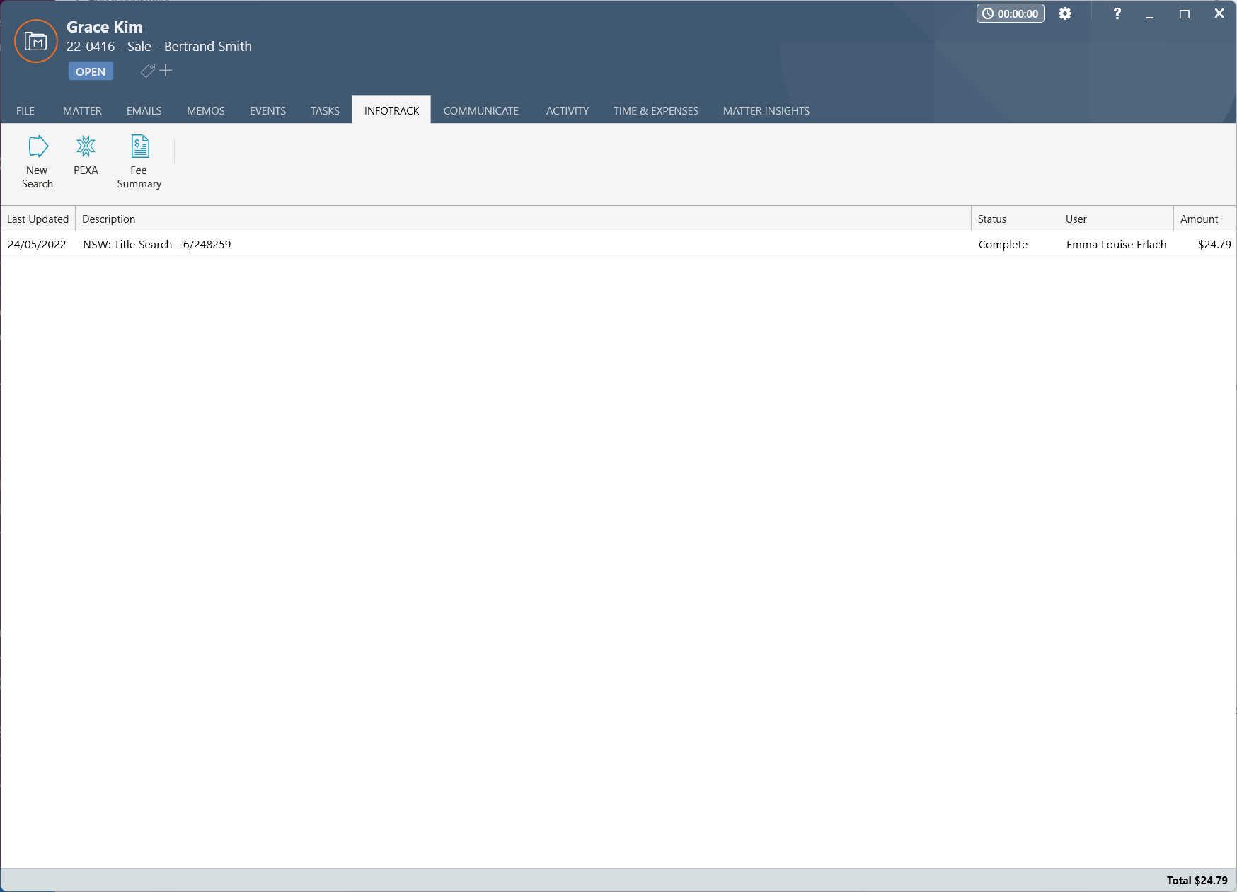 Smokeball Integration | InfoTrack