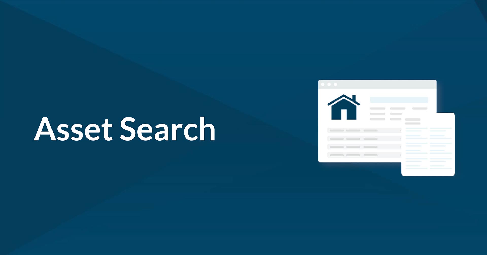 Asset Search - InfoTrack