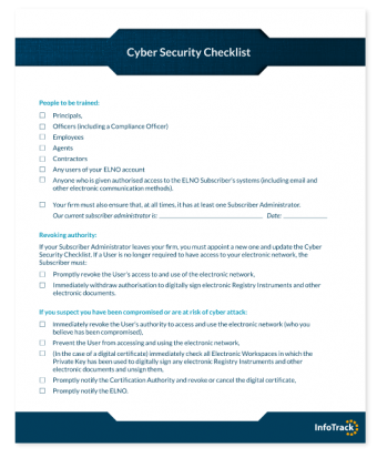 Cyber Security Awareness Training Registration - InfoTrack