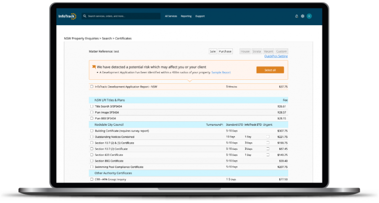 New South Wales Property Searches & Certificates | InfoTrack