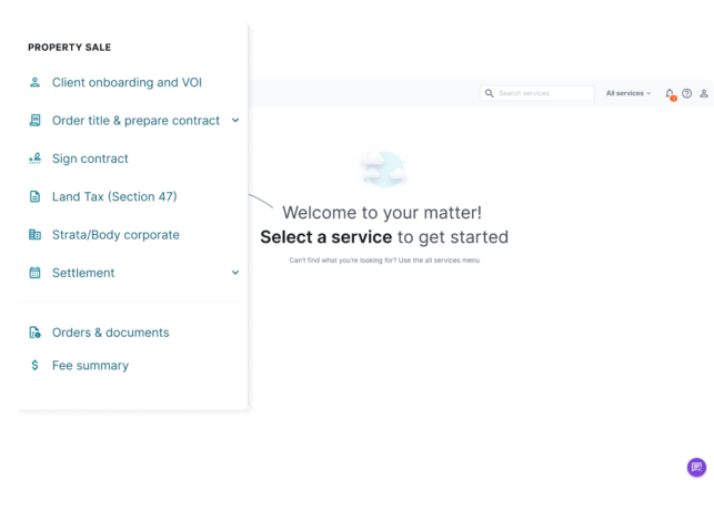 Property Interface - InfoTrack