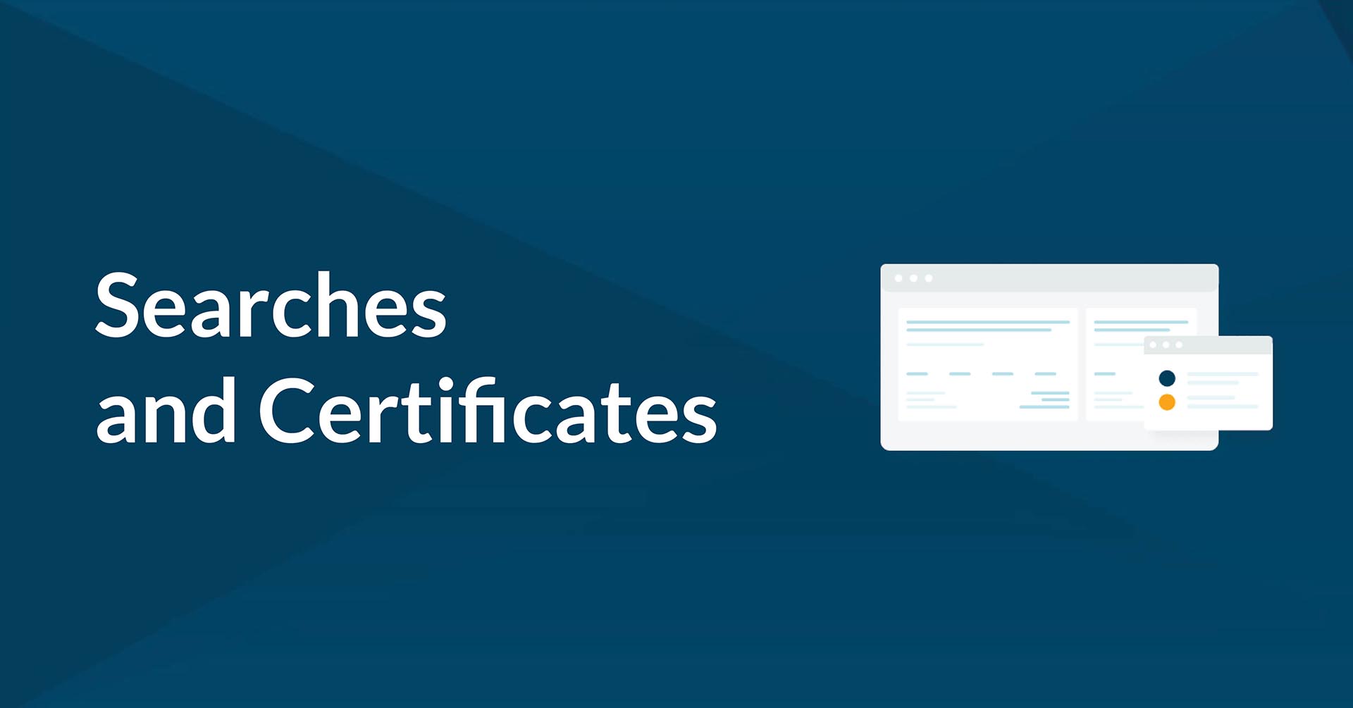 Searches & Certificates - InfoTrack