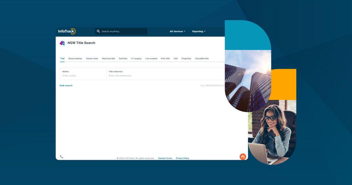 Searches and Certificates - InfoTrack