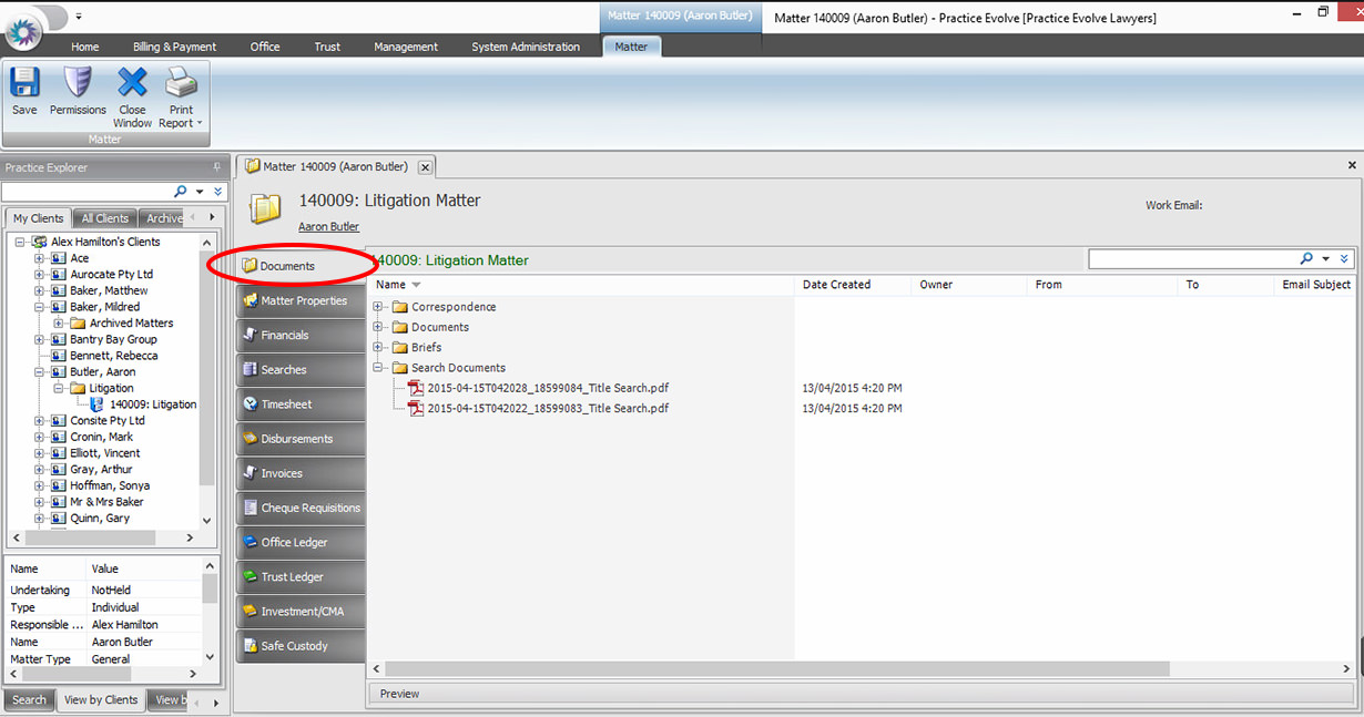 Practice Evolve | Legal Software Integration | InfoTrack